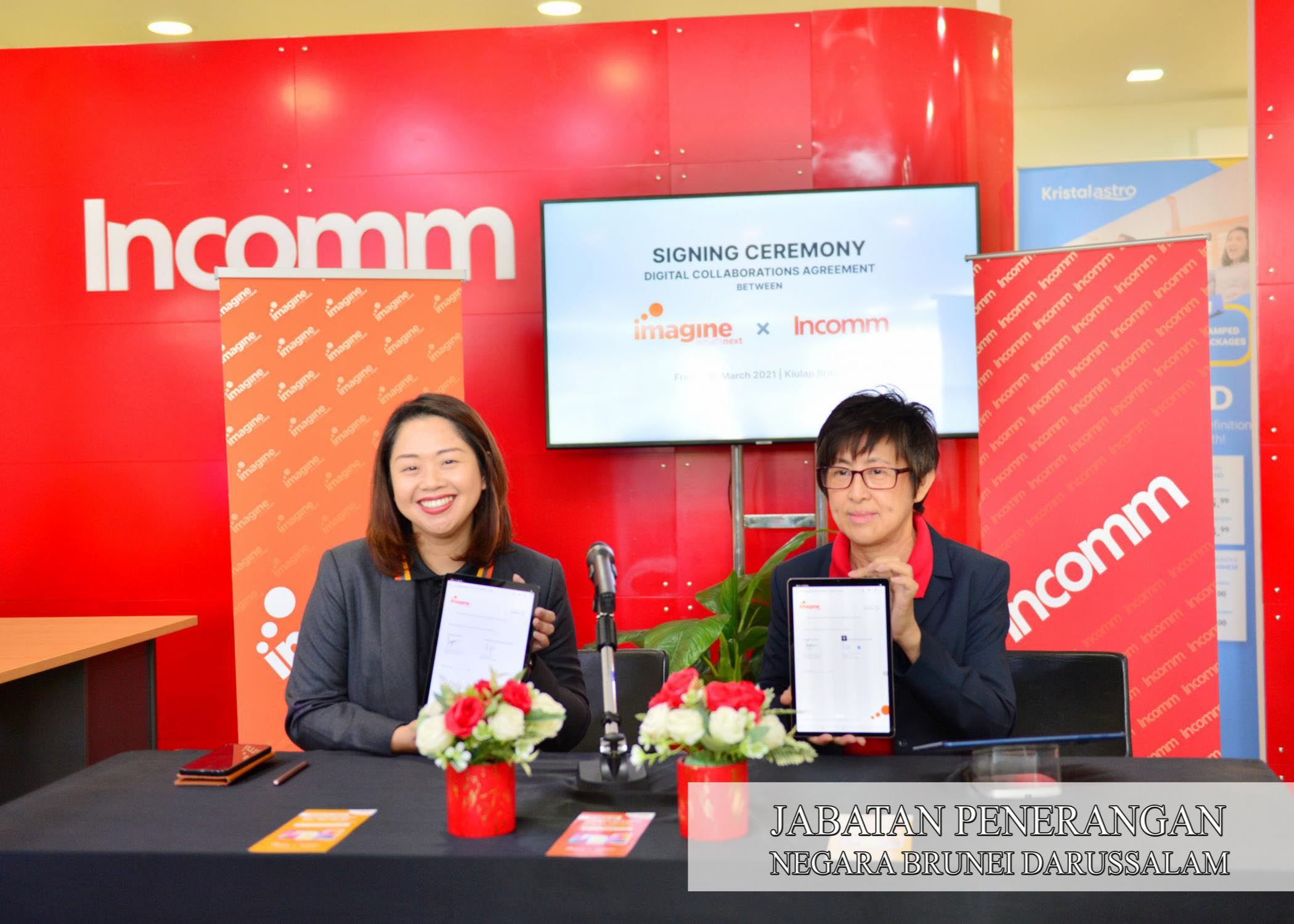 Berita 2021c - Imagine, Incomm jalin kerjasama